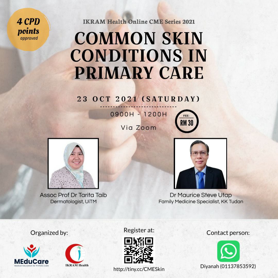 CME: COMMON SKIN CONDITIONS IN PRIMARY CARE - IKRAM Health